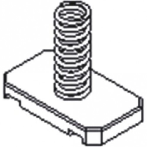 Federmutter Lanz M8 Stahl verzinkt, für C-Profil 48x26mm