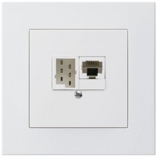 UP TT83/+RJ45 kallysto.pro 2P, 6P (xDSL) ungeschirmt weiss