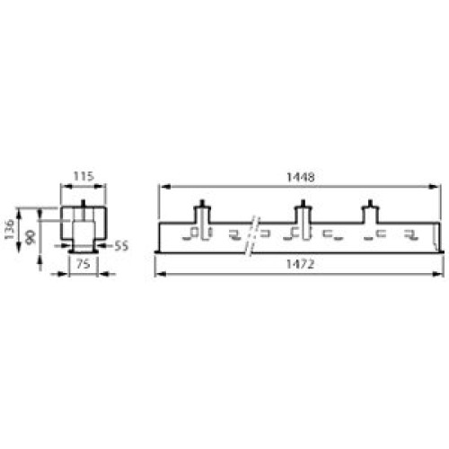 EB-LED-Deckenleuchte Philips TrueLine PIR SEN 34W 3100lm 927-965 DALI ...