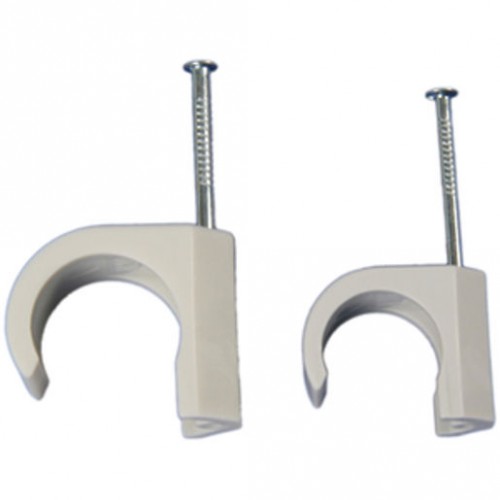 Rohr-Nagelbride M20 lichtgrau 1-lappig - 100stk