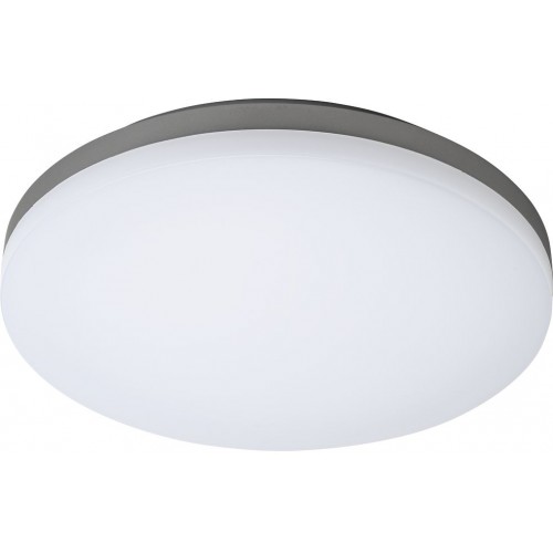 LED-Decken-/Wandl.SLICE CIRCLE 10-24W 830/840 IP54 DIM silber